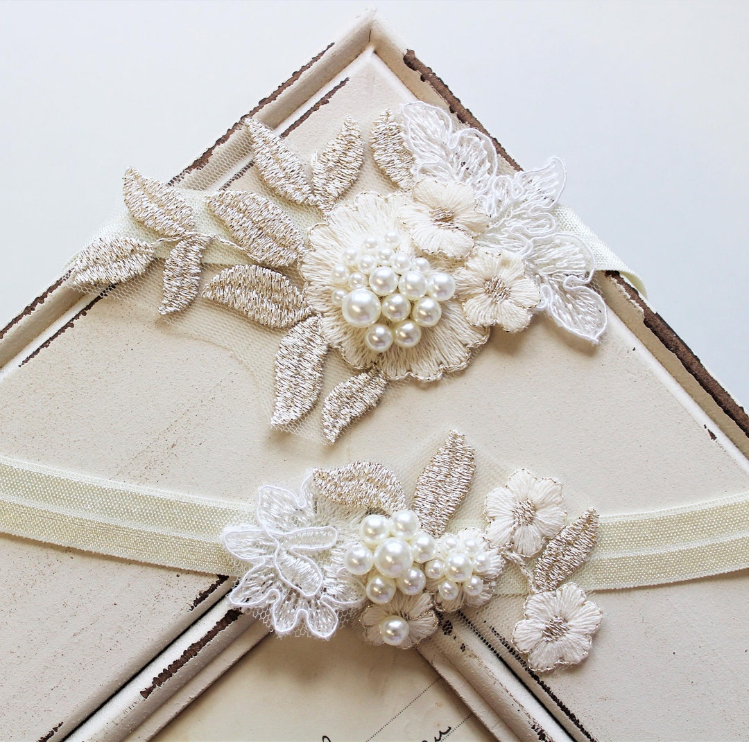 Bridal Garter , Wedding Garter, Lace Garter , Vintage Style Garter ...