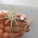 Celestial Star Hair Comb Star Bridal Headpiece wedding Hair - Etsy