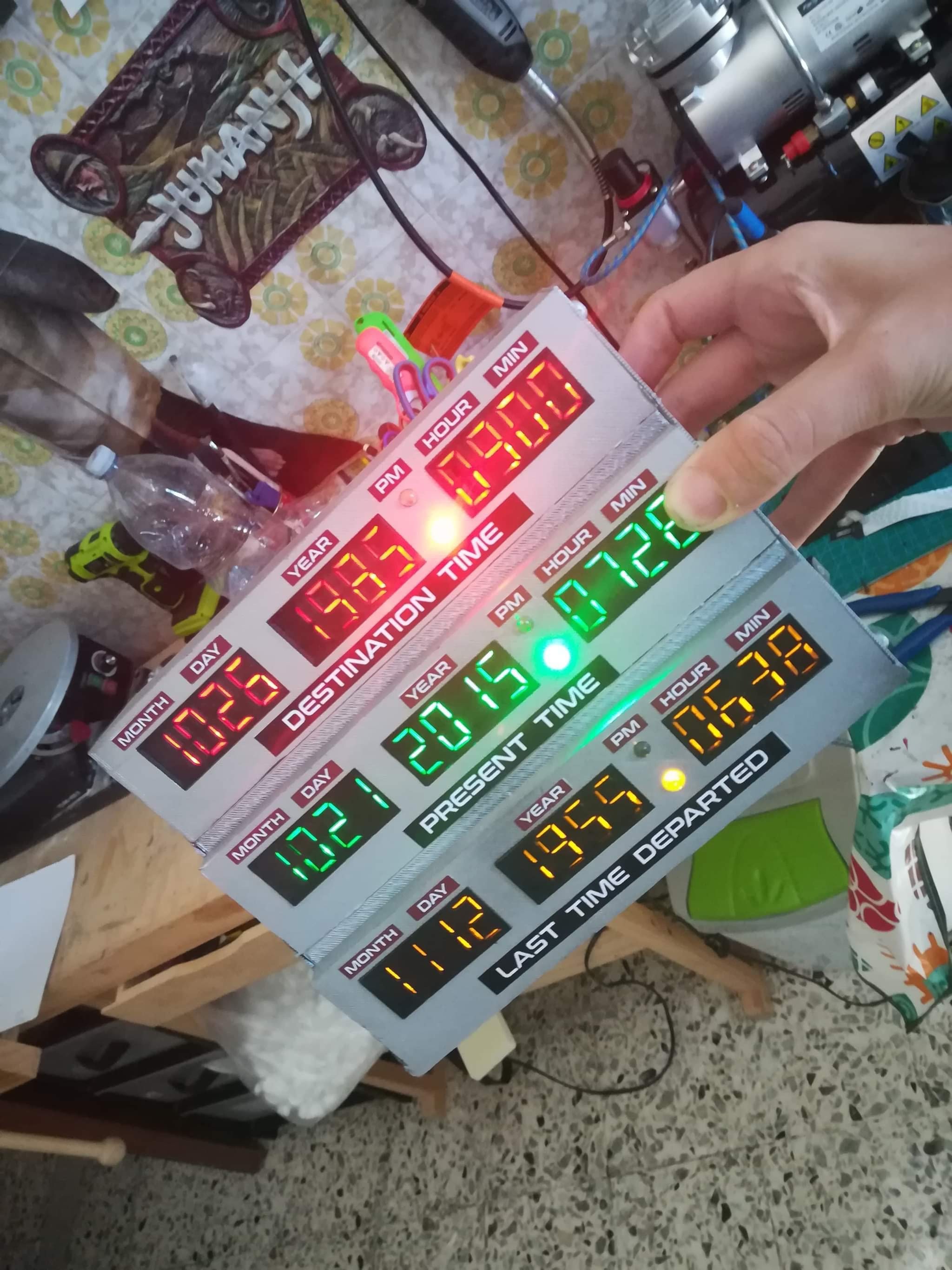 Time Circuits Back to the future Mini replica with sounds | Etsy