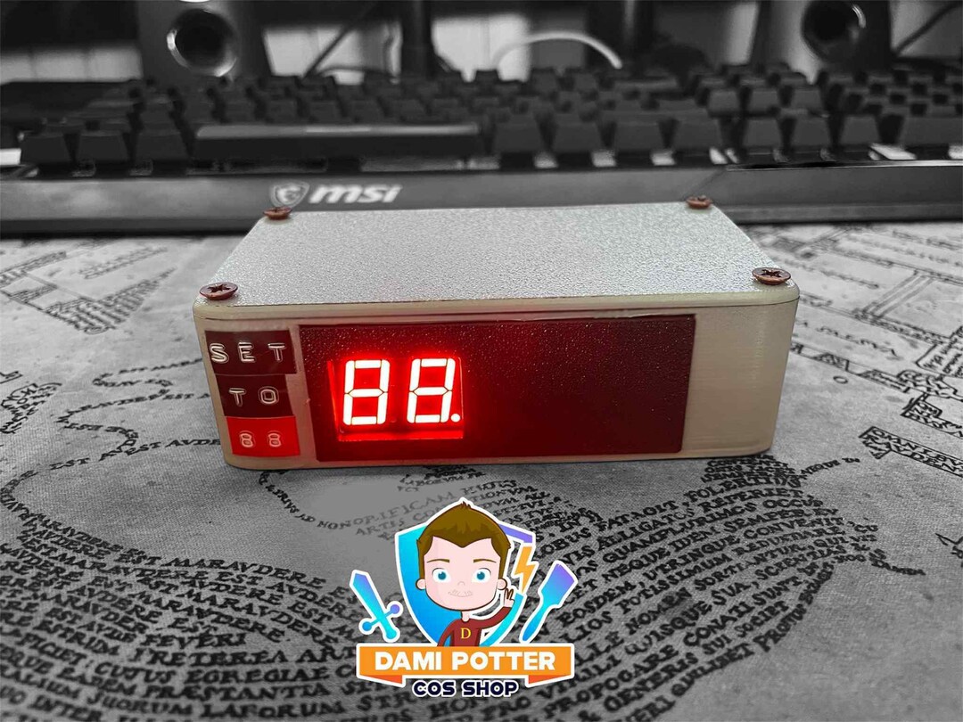 Back to the Future Speedmeter Replica -delorean Digital Speedometer ...