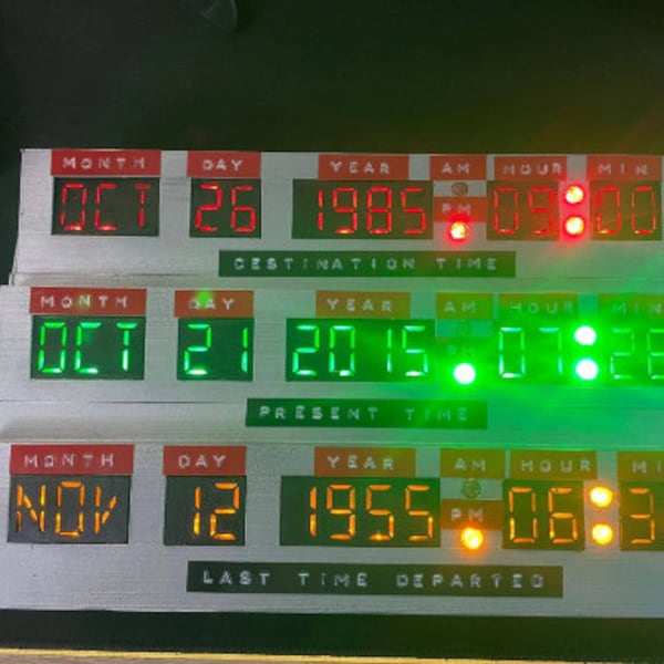 Back to the Future Time Circuits - Etsy