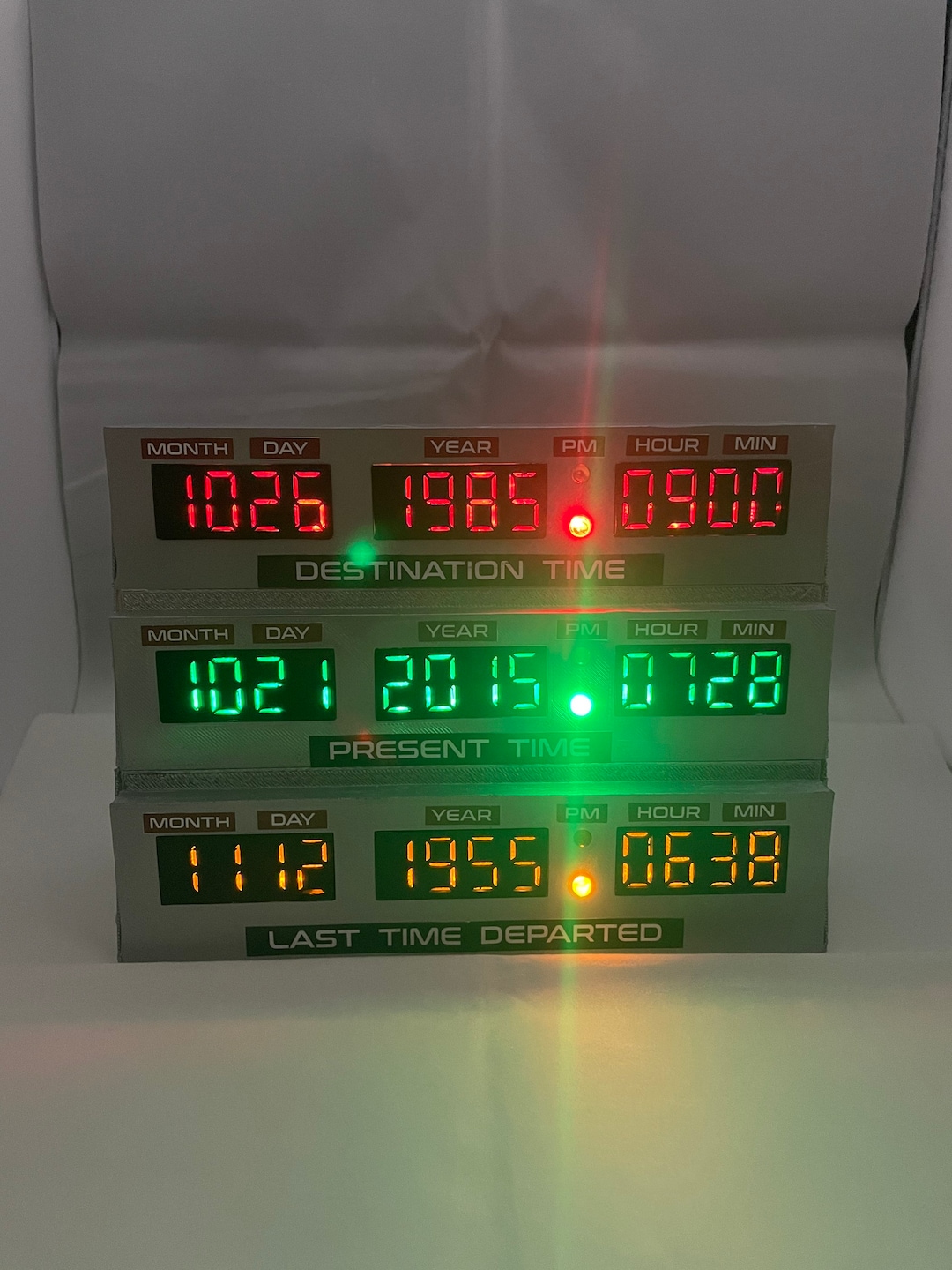 Time Circuits Back to the Future Mini Replica With Sounds - Etsy