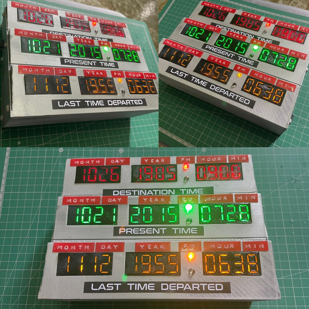 Time Circuits Back to the Future Mini Replica With Sounds - Etsy