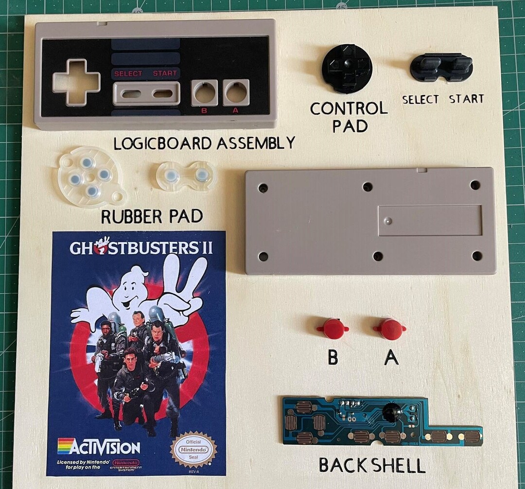 Nes Controller Framework Disassembled Ghostbusters 2 - Etsy