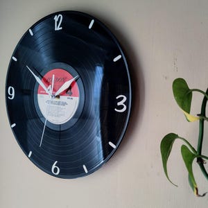 Record Clock | Vinyl Clock | Retro | Vinyl | Upcycled | London Records ...