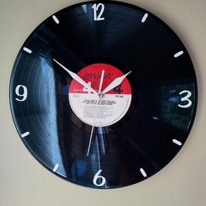 Record Clock | Vinyl Clock | Retro | Vinyl | Upcycled | London Records ...