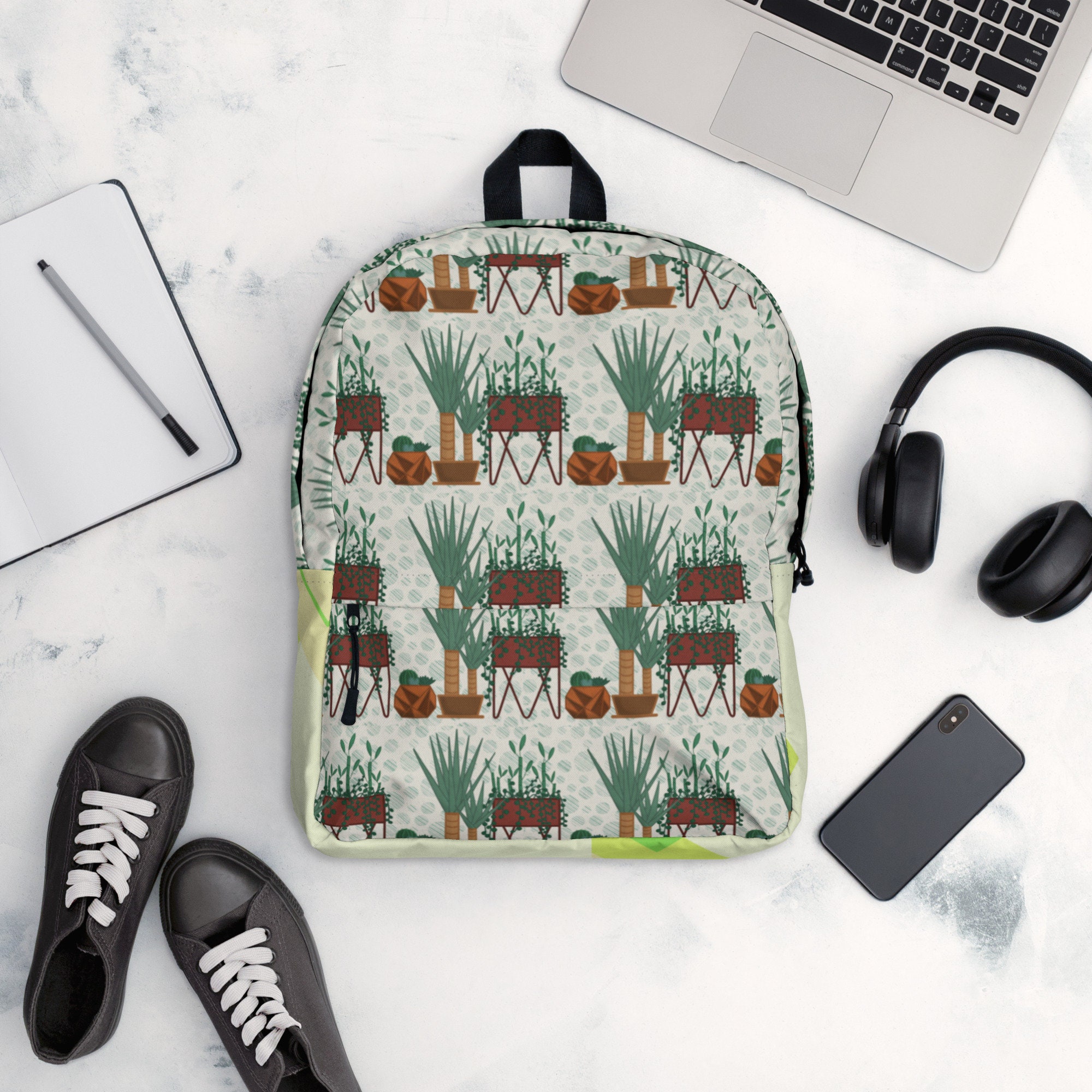 Tropical Plant Backpack | Graphic Bags | Plant Lover | Tropical Plants ...