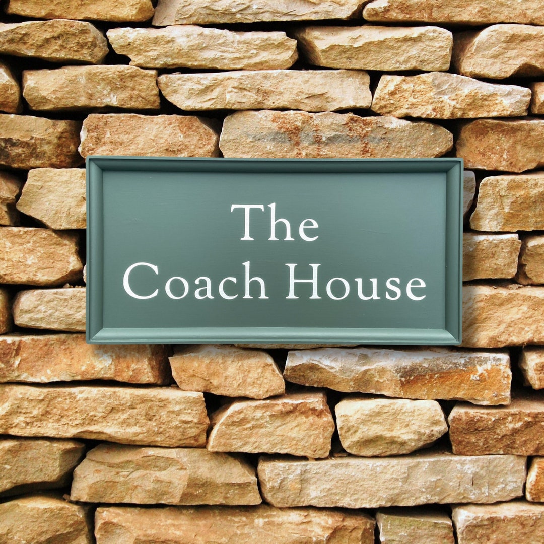 Personalised Painted Framed Cottage Sign | Colonial Sign | Farrow and ...