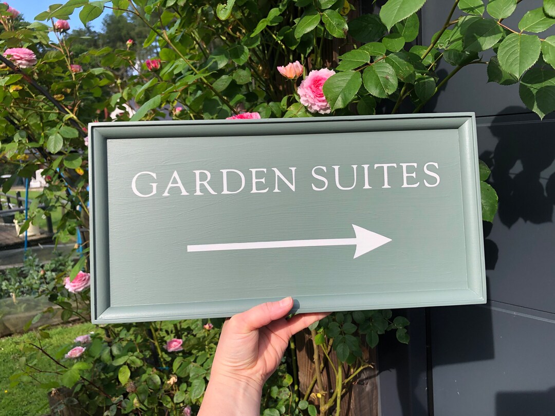 Personalised Painted Framed House Name Sign | Traditional Signage ...