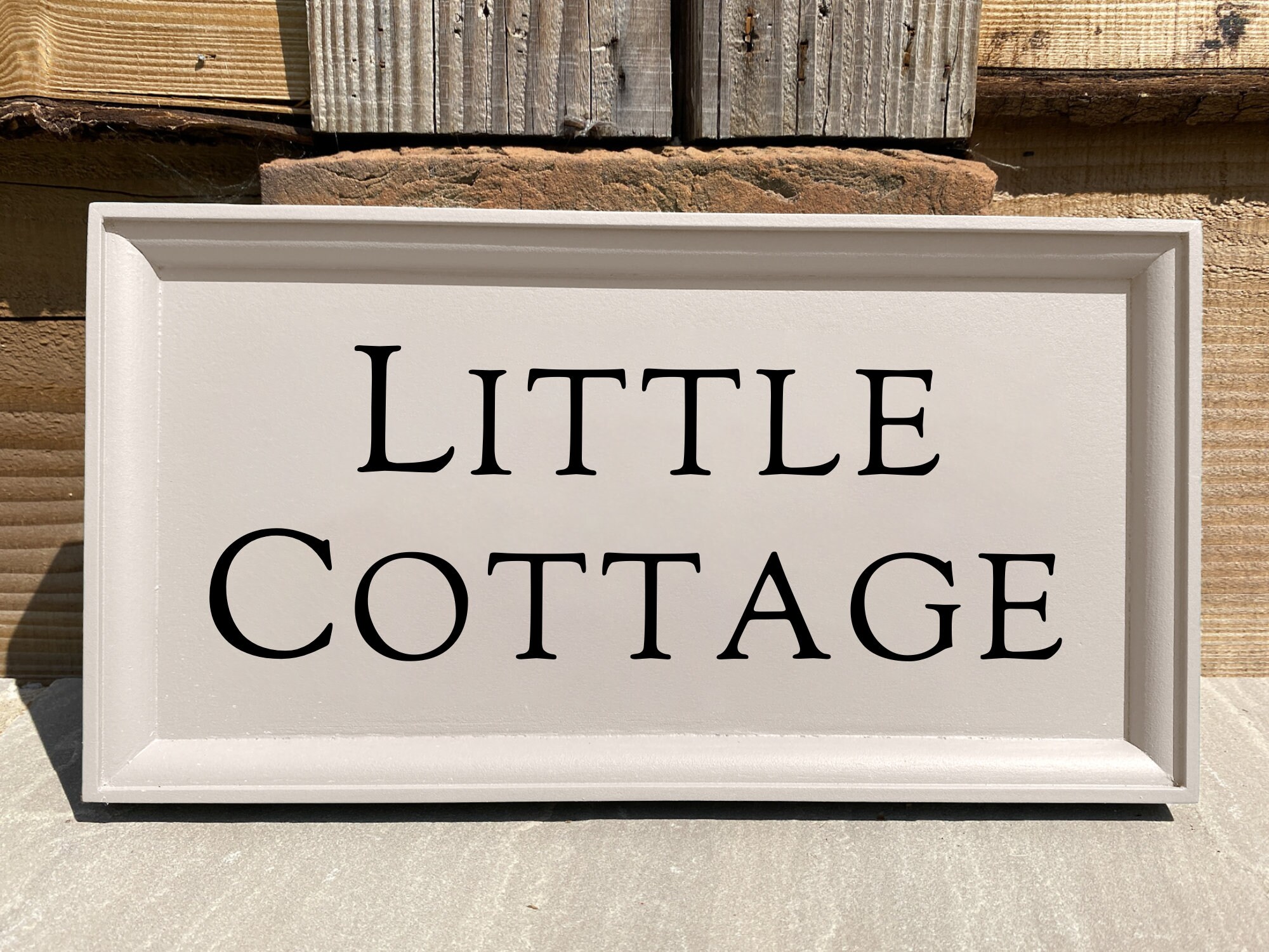 Personalised Traditional Hand Painted Cottage Name Sign | House Name ...
