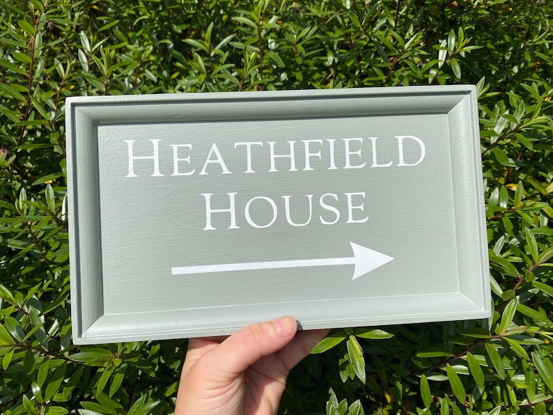 Personalised Painted Framed Cottage Sign | Colonial Sign | Farrow and ...