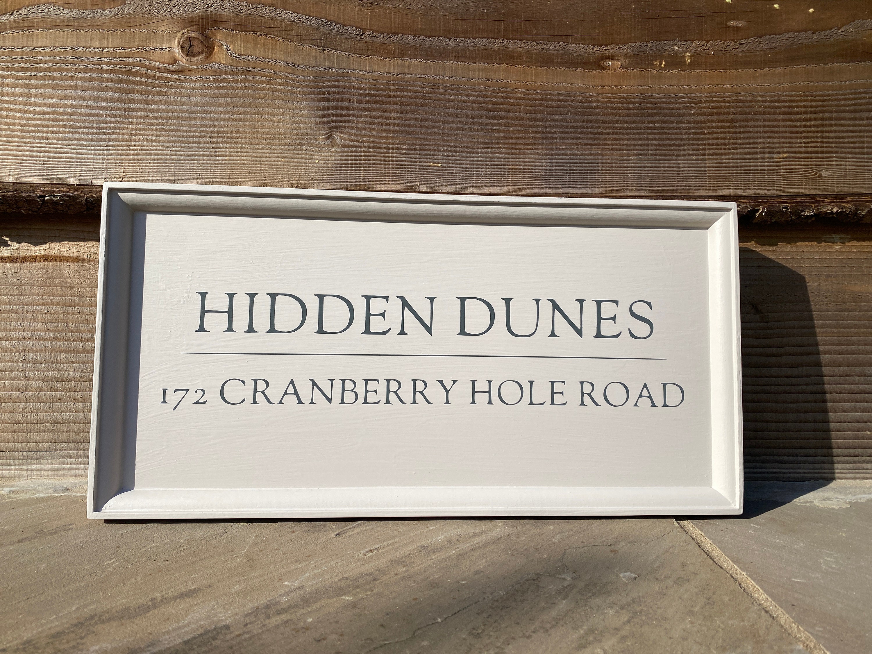 Personalised Painted Framed House Name Sign | Traditional Signage ...