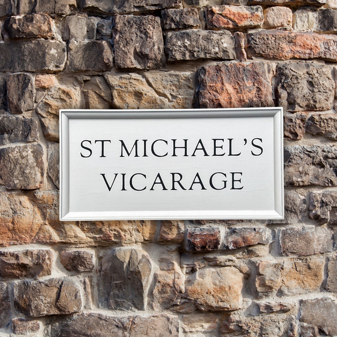 Personalized Hand-painted Cottage Sign: Colonial Framed House Name - Etsy