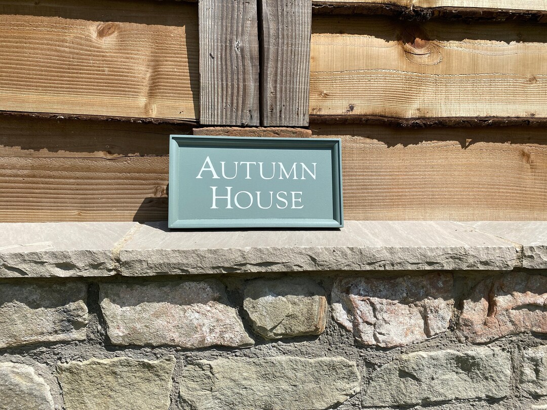 Personalised Painted and Framed Cottage Sign | Colonial Sign | Farrow ...
