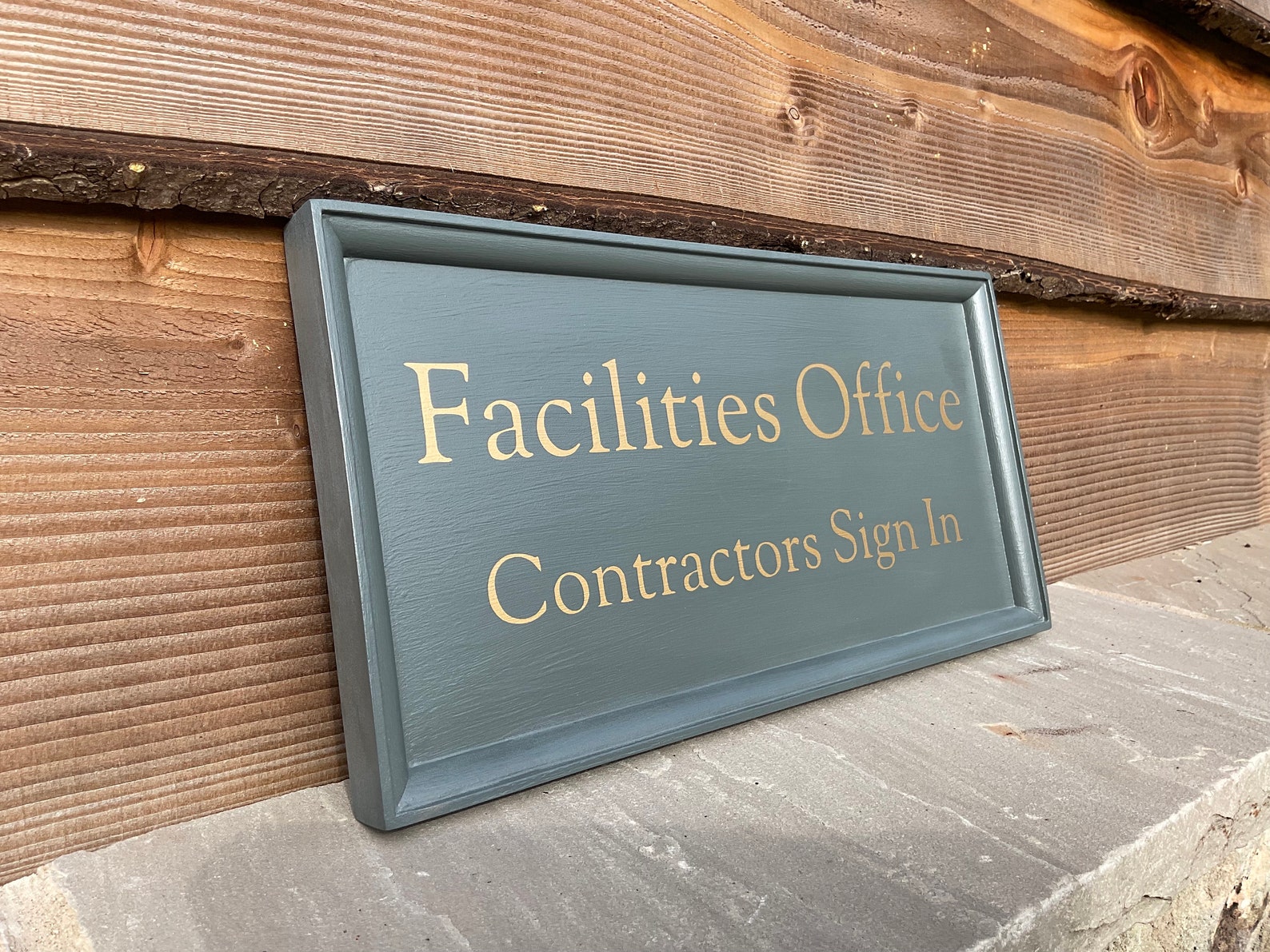 Personalised Painted Framed House Name Sign | Traditional Signage ...