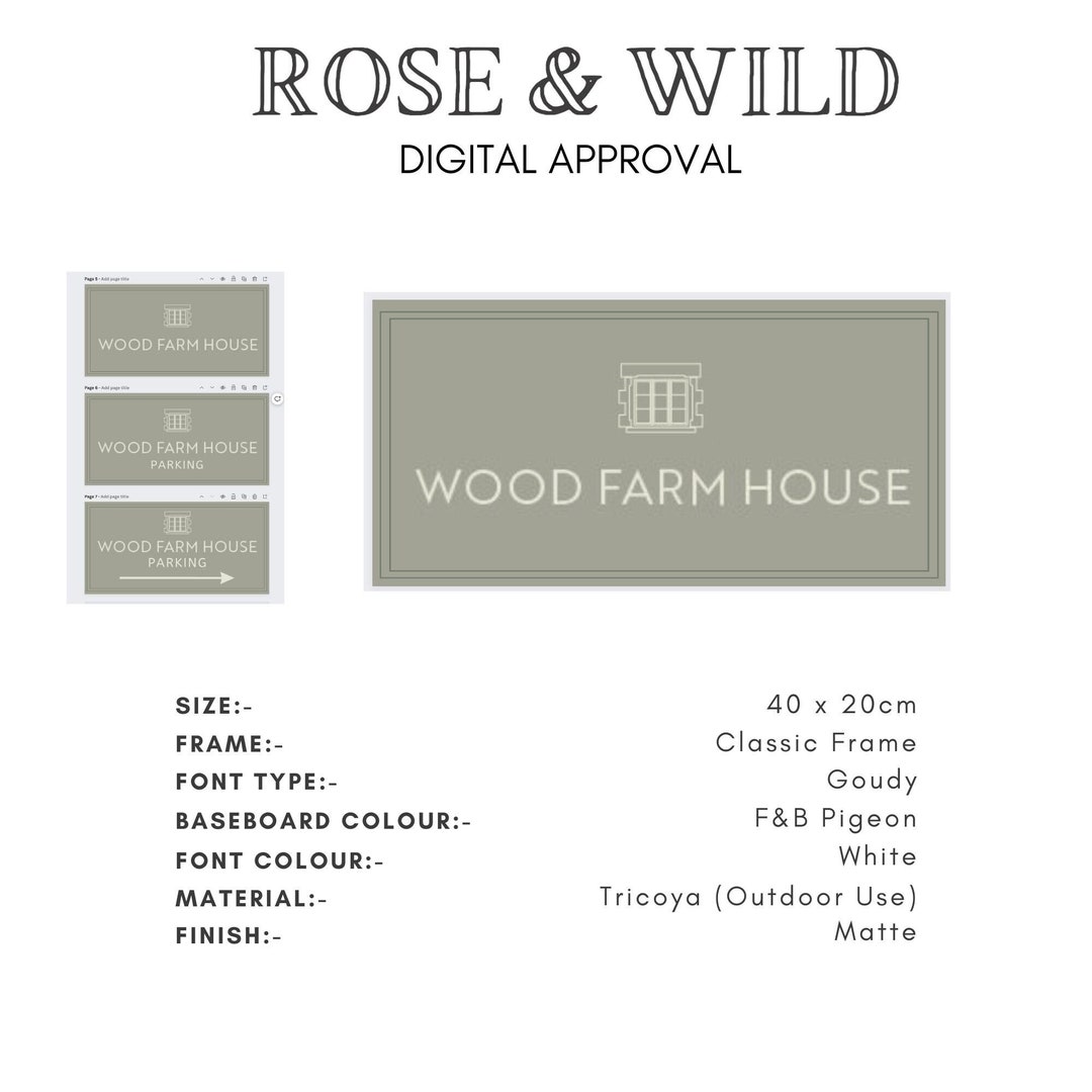 Painted Business Sign With Logo Digital Mock-up | Logo Design | Painted ...