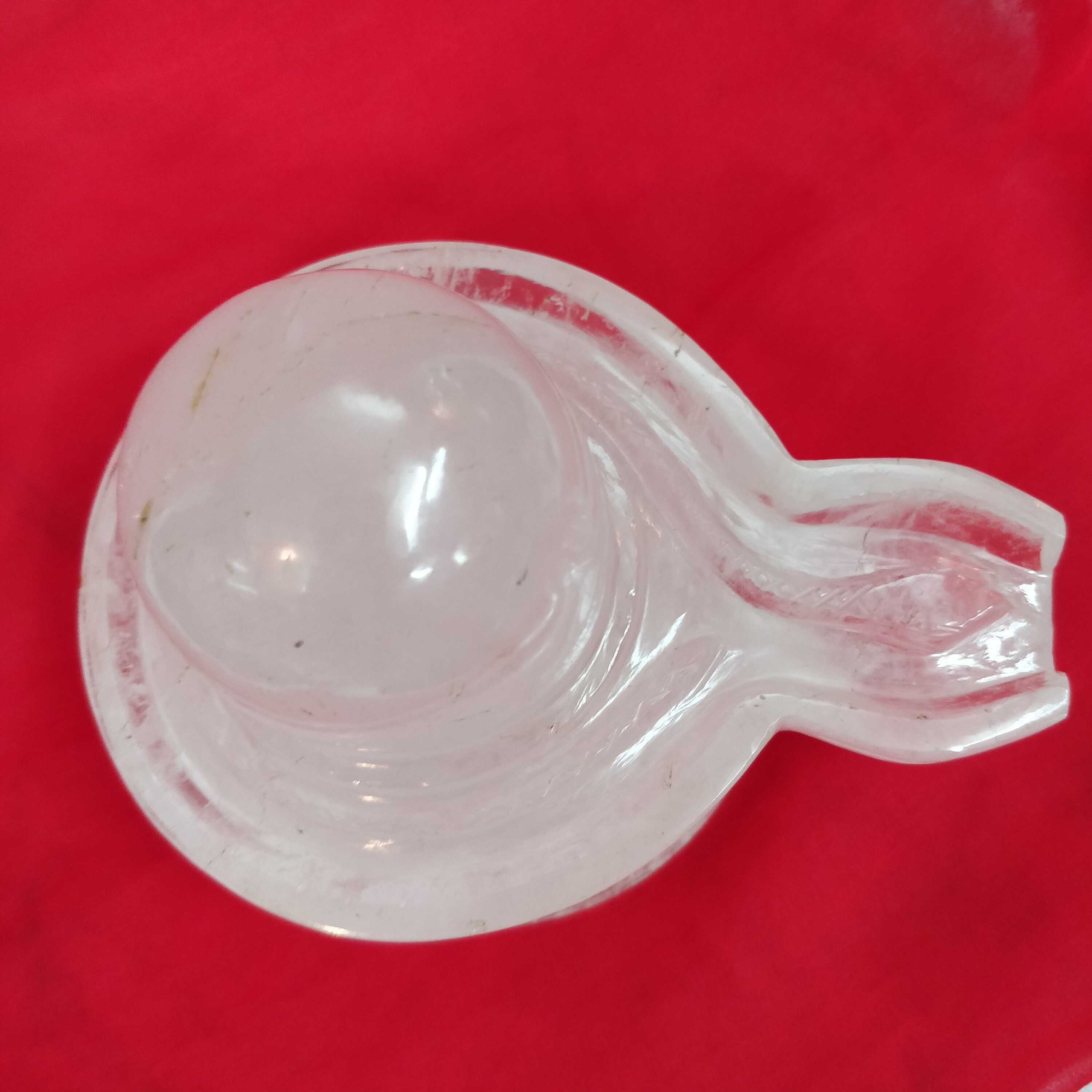 Crystal Shivling, Sphatik Shivalingam, Shivling, Clear Quartz Shivling ...