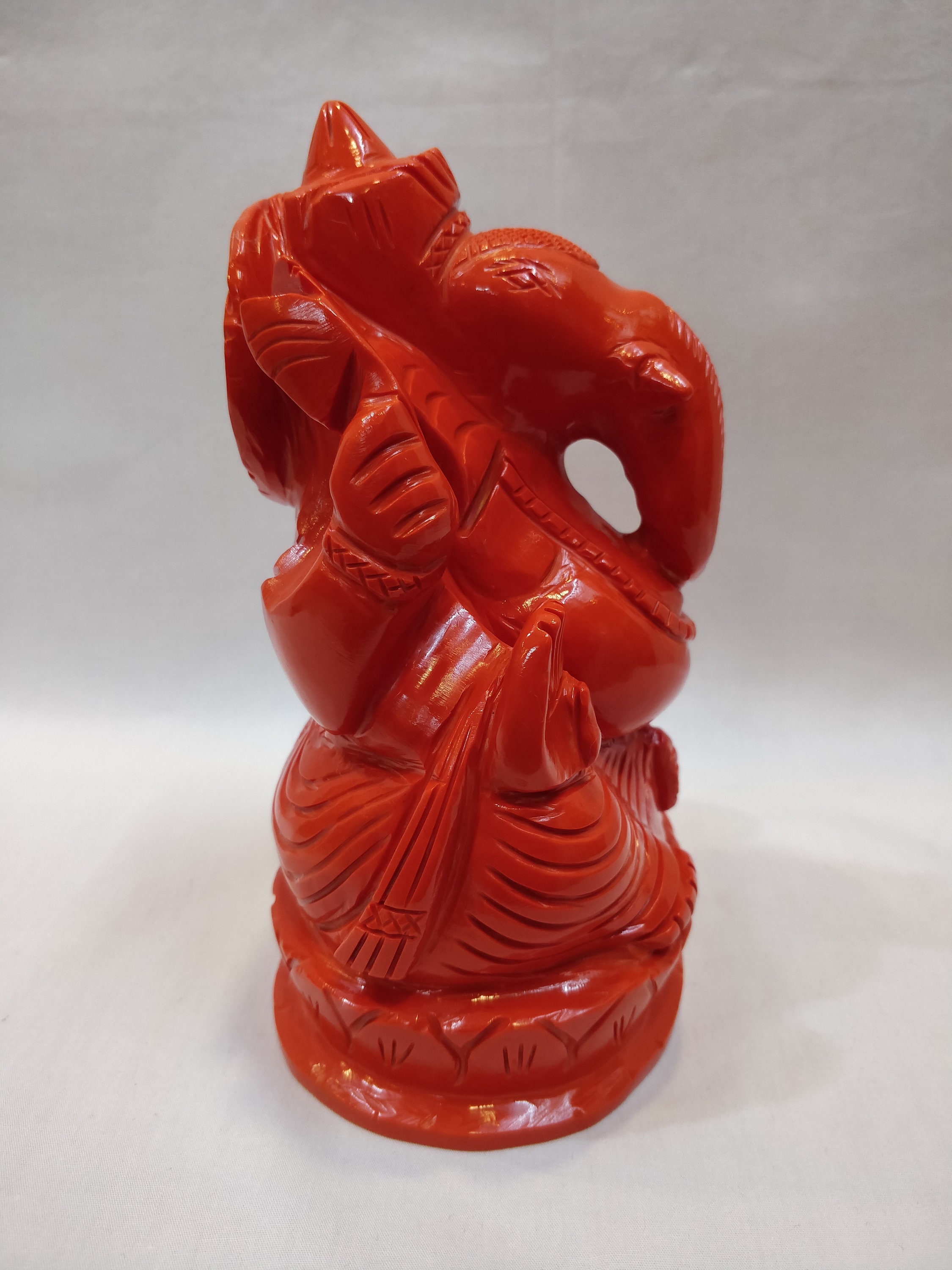 Red Coral Ganesh , Hydro Coral Ganesh , Stone Ganesh , Hindu God ...