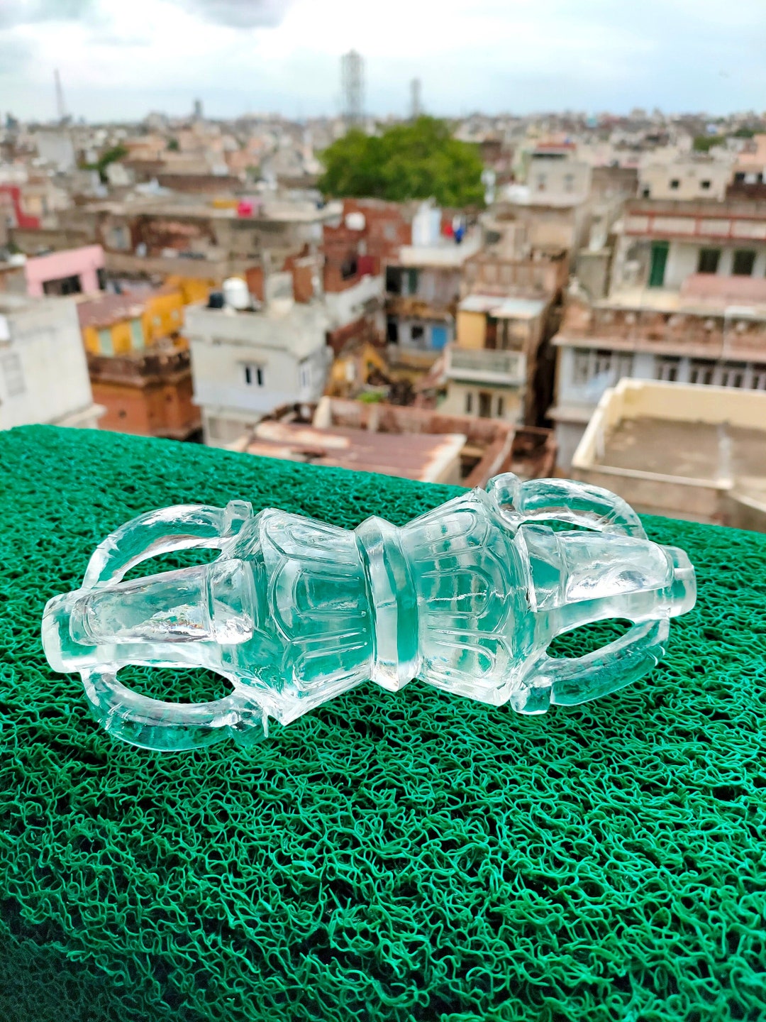 Vajra, Dorje, Crystal Glass Vajra, Dorji, Vajrayana, Buddhism, Reiki ...