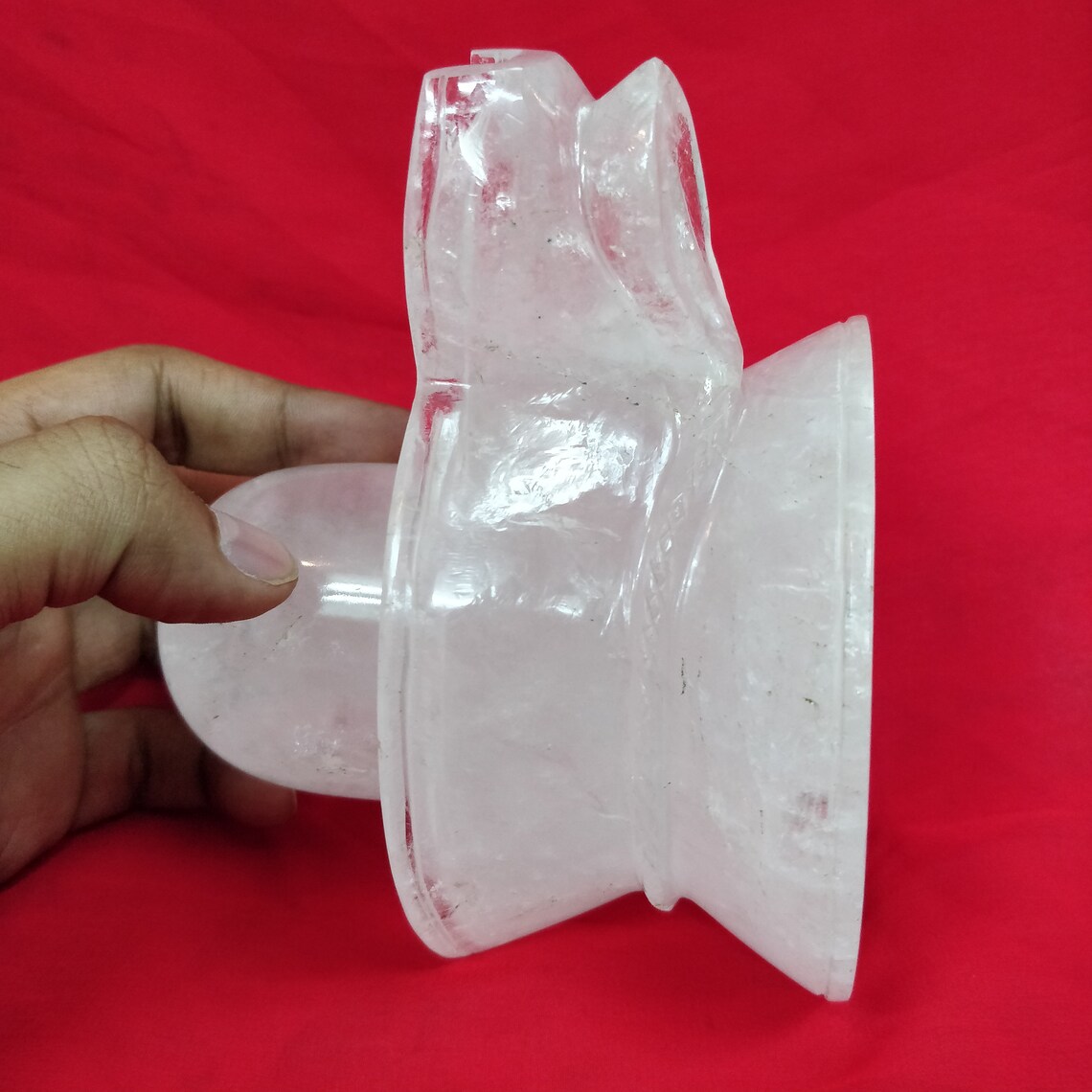 Crystal Shivling, Sphatik Shivalingam, Shivling, Clear Quartz Shivling ...