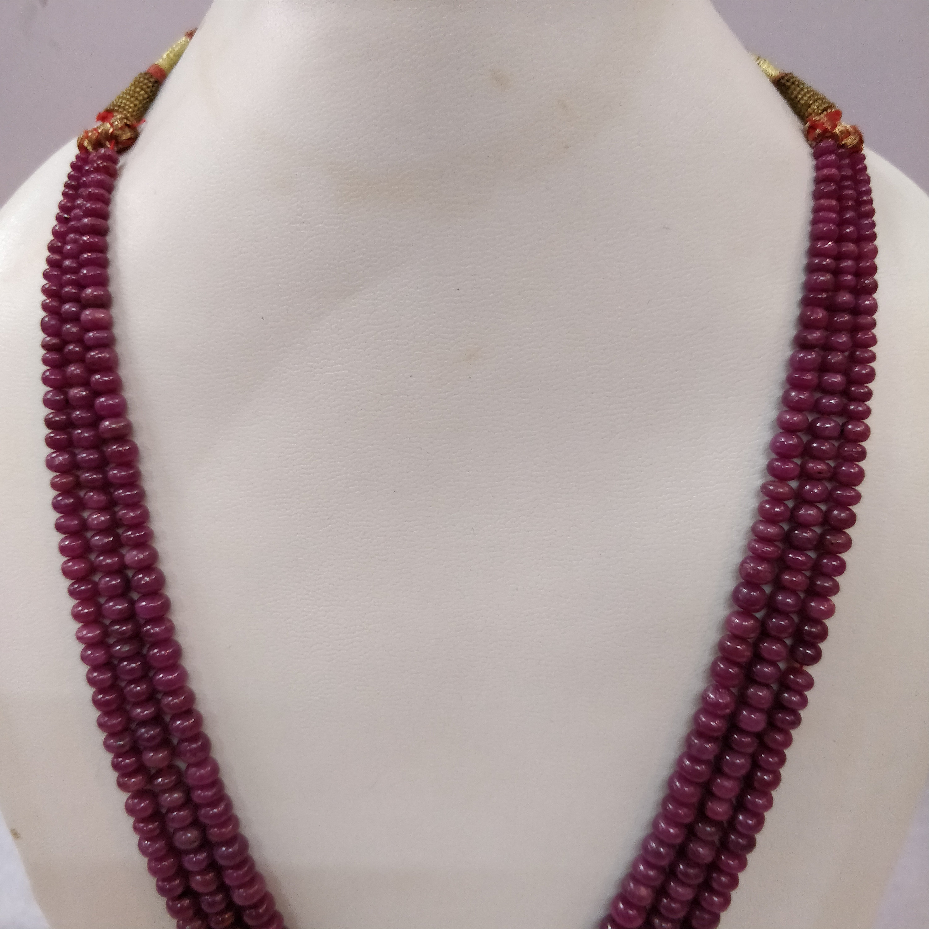 Ruby Necklace, Ruby Jewelry, Ruby Bead Necklace, Gemstone Necklace ...