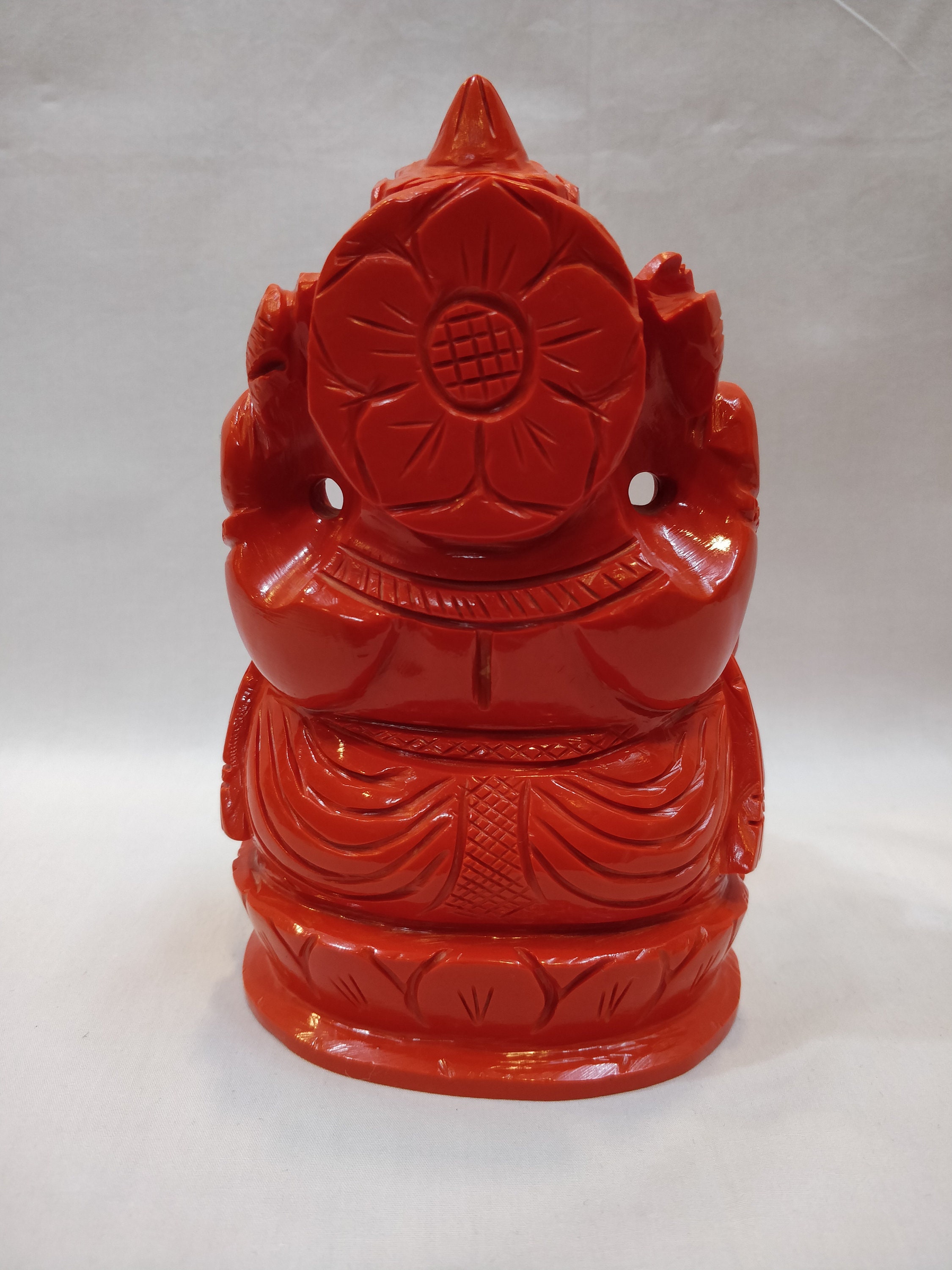 Red Coral Ganesh , Hydro Coral Ganesh , Stone Ganesh , Hindu God ...