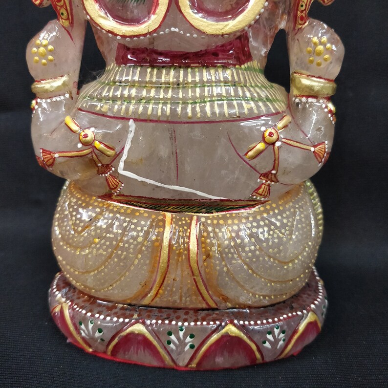Crystal Ganesha, Clear Quartz Ganesha, Gemstone Ganesha, Hindu God ...