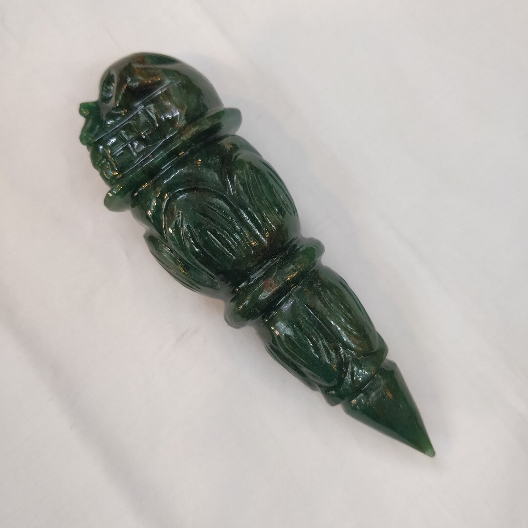 Green Jade Wand, Healing Wand, Divination Wand, Spiritual Wand ...