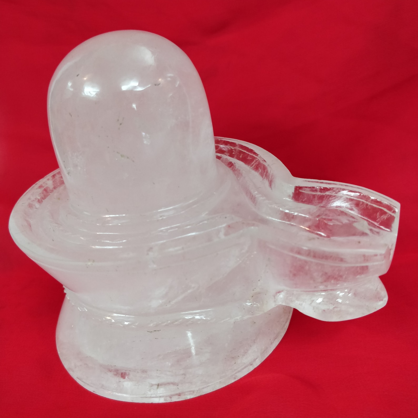 Crystal Shivling, Sphatik Shivalingam, Shivling, Clear Quartz Shivling ...