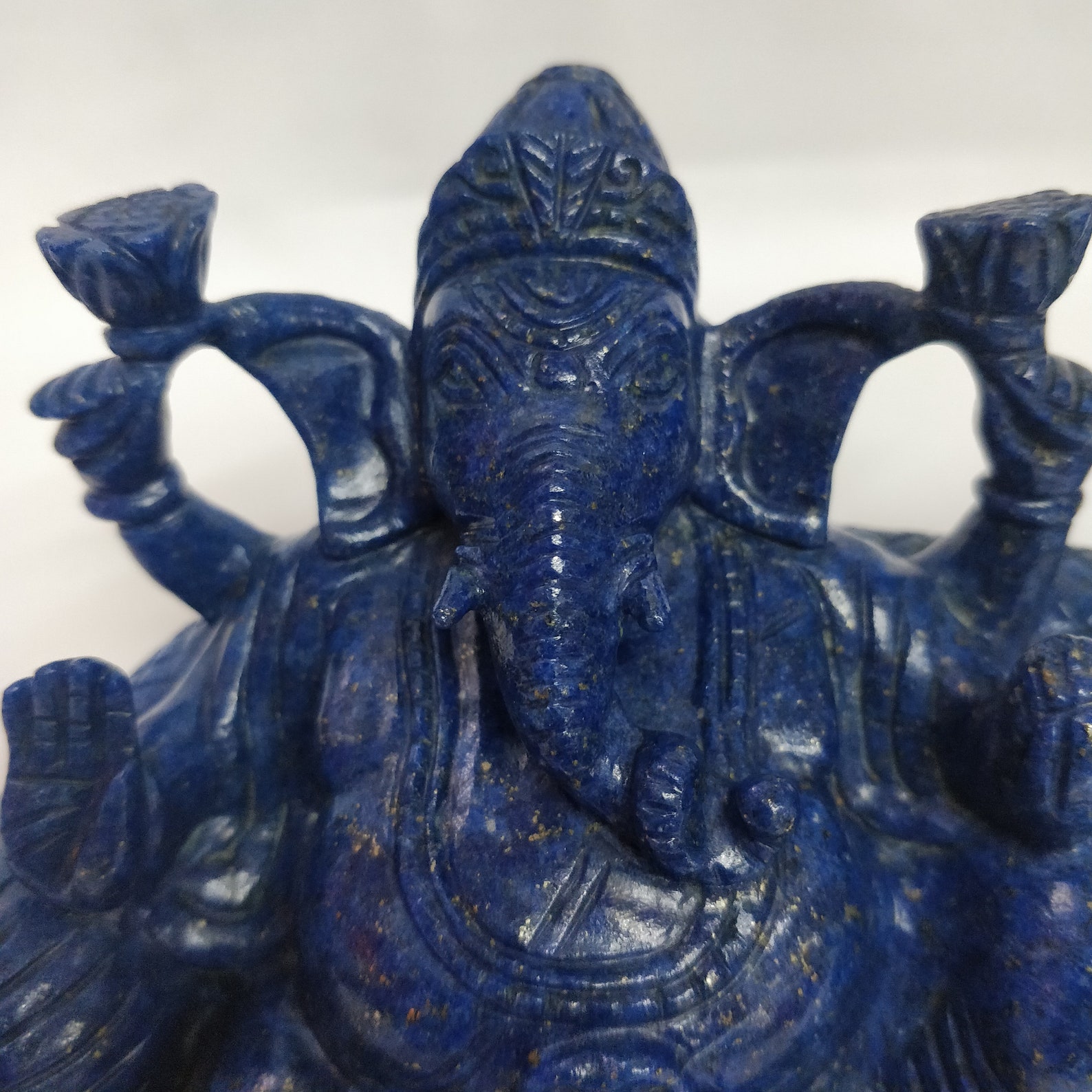 Lapis Lazuli Ganesha, Lapis Gemstone Ganesha, Lord Ganesha, Ganesha ...
