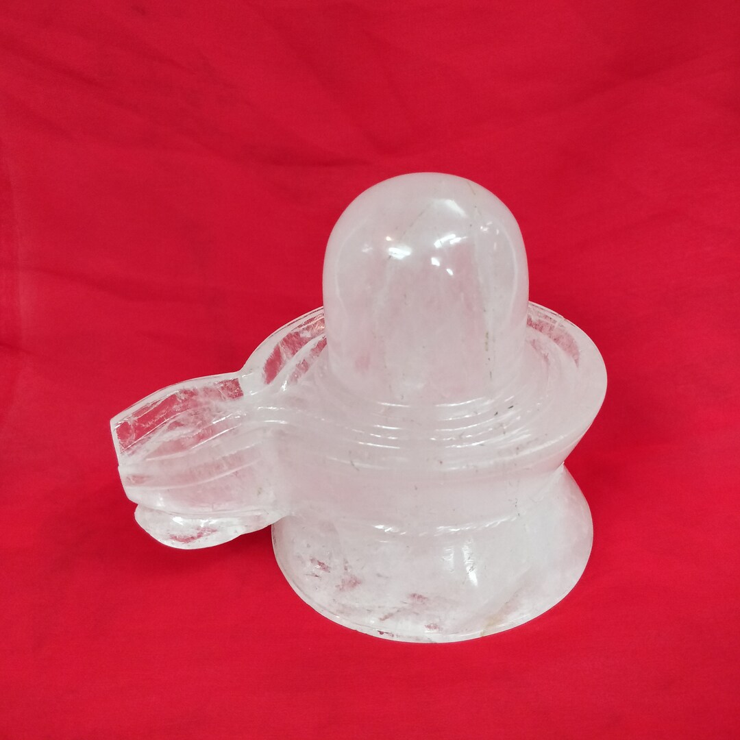 Crystal Shivling, Sphatik Shivalingam, Shivling, Clear Quartz Shivling ...