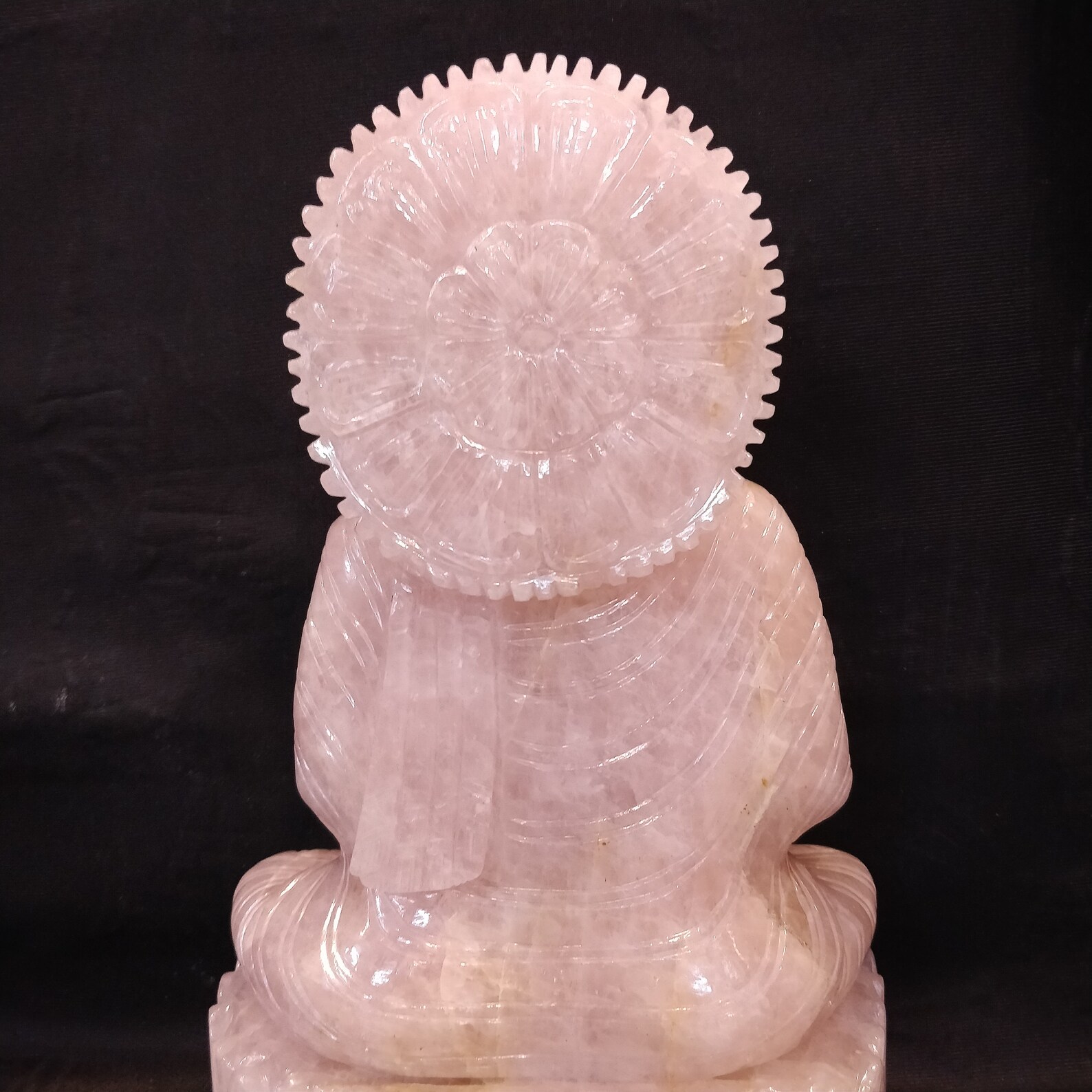 Rose Quartz Buddha Gemstone Buddha Lord Buddha Statue - Etsy