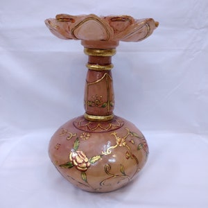 Rose Quartz Flower Pot, Rose Quartz Flower Vase, Home Decoratives ...