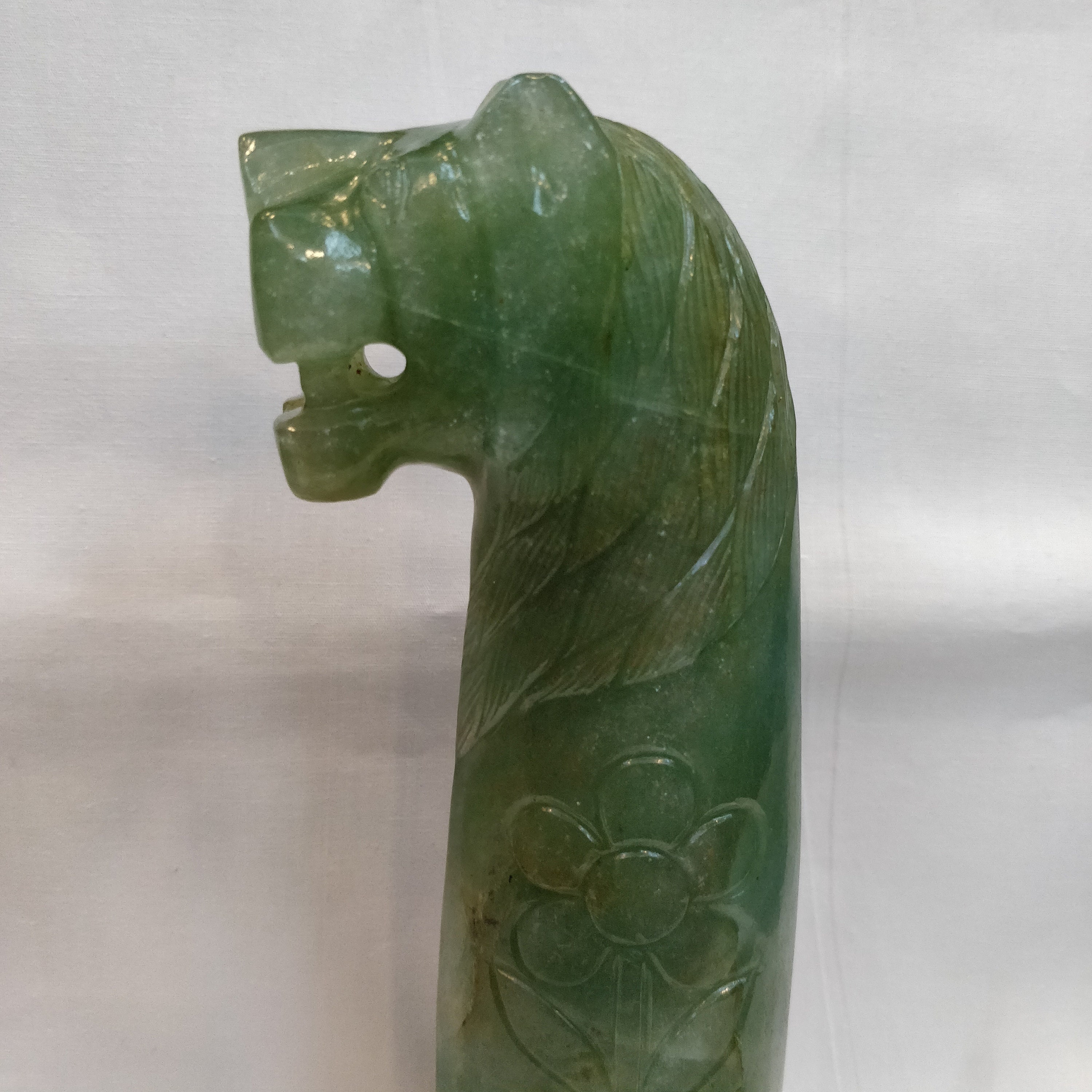 Jade Sword Handle, Jade Knife Handle, Jade Dagger, Lion Shape Dagger ...