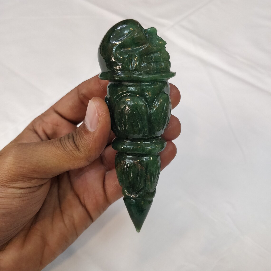 Green Jade Wand Healing Wand Divination Wand Spiritual - Etsy