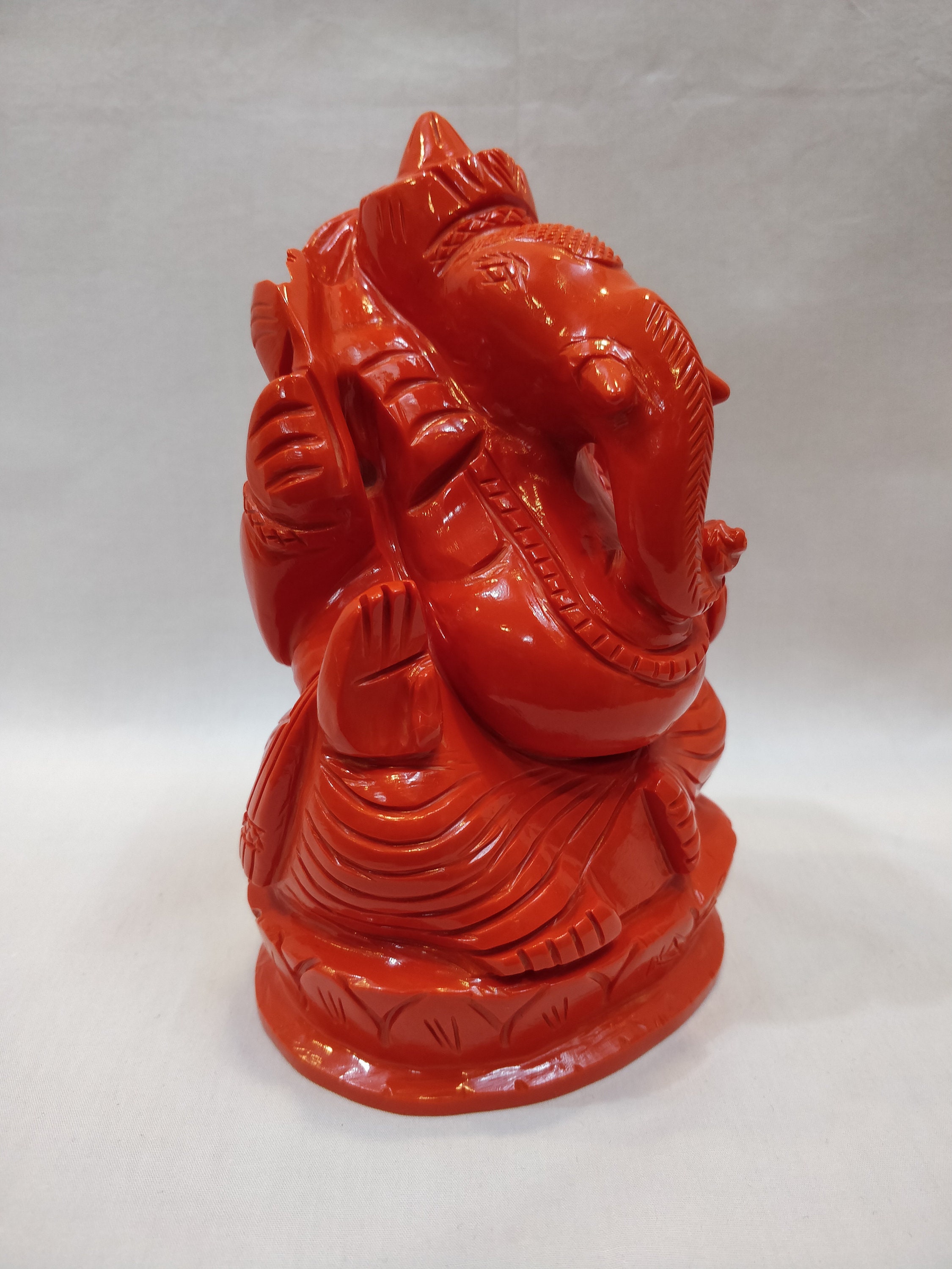 Red Coral Ganesh , Hydro Coral Ganesh , Stone Ganesh , Hindu God ...