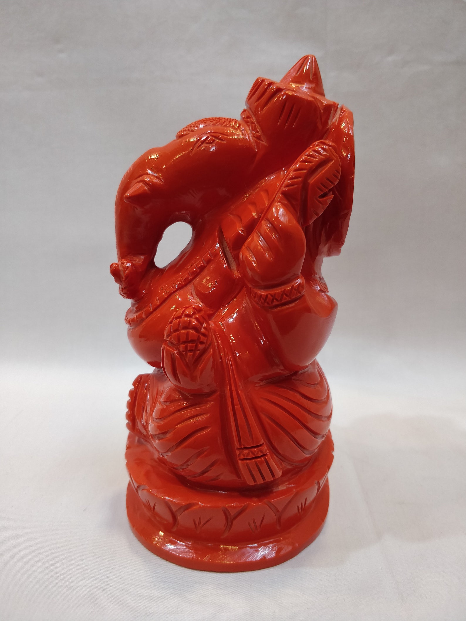 Red Coral Ganesh , Hydro Coral Ganesh , Stone Ganesh , Hindu God ...
