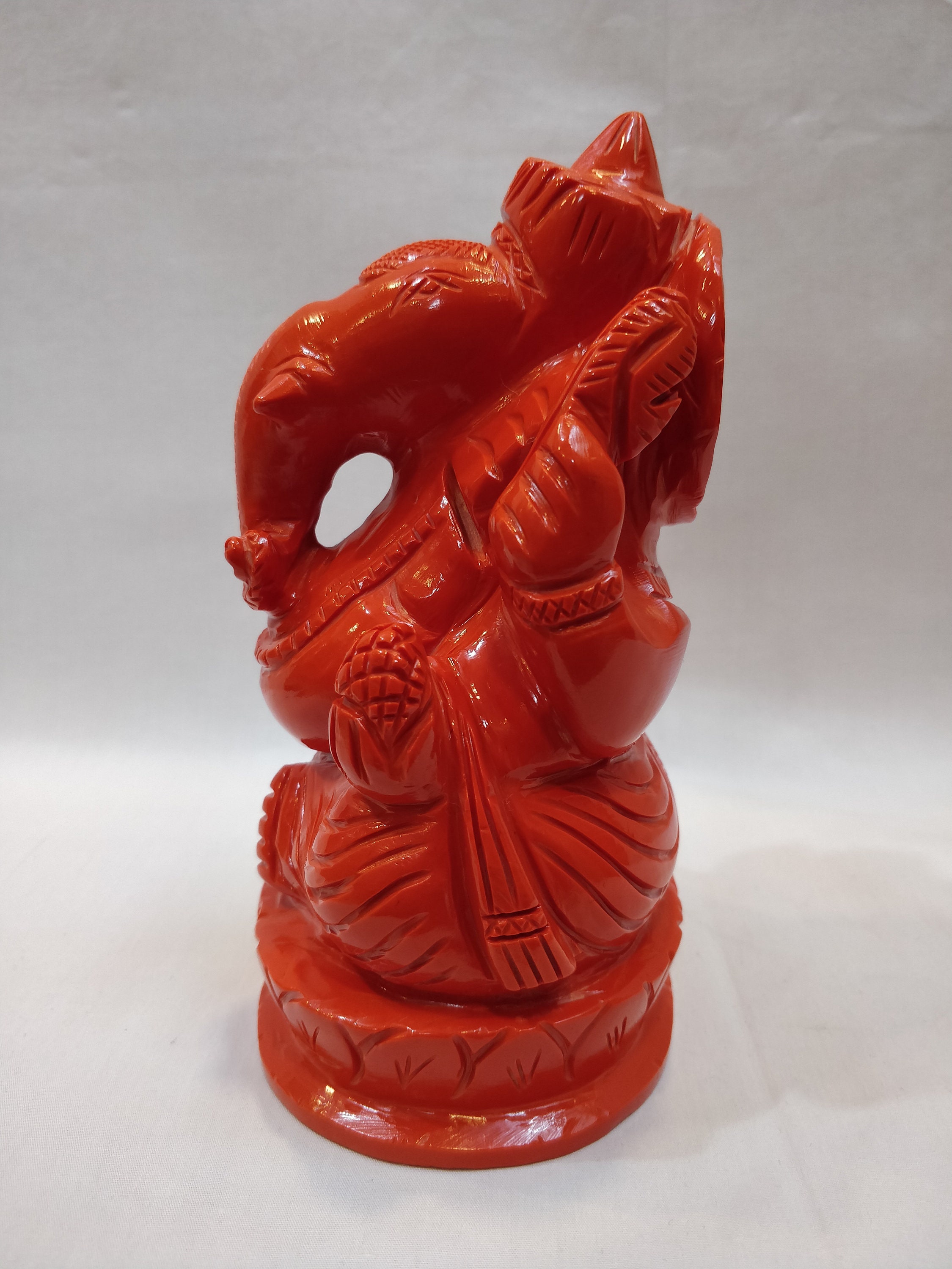 Red Coral Ganesh , Hydro Coral Ganesh , Stone Ganesh , Hindu God ...