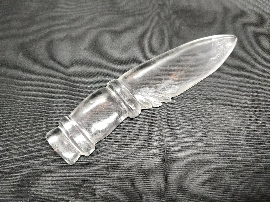 Crystal Quartz Dagger, Crystal Dagger, Healing Knife, Crystal Knife ...