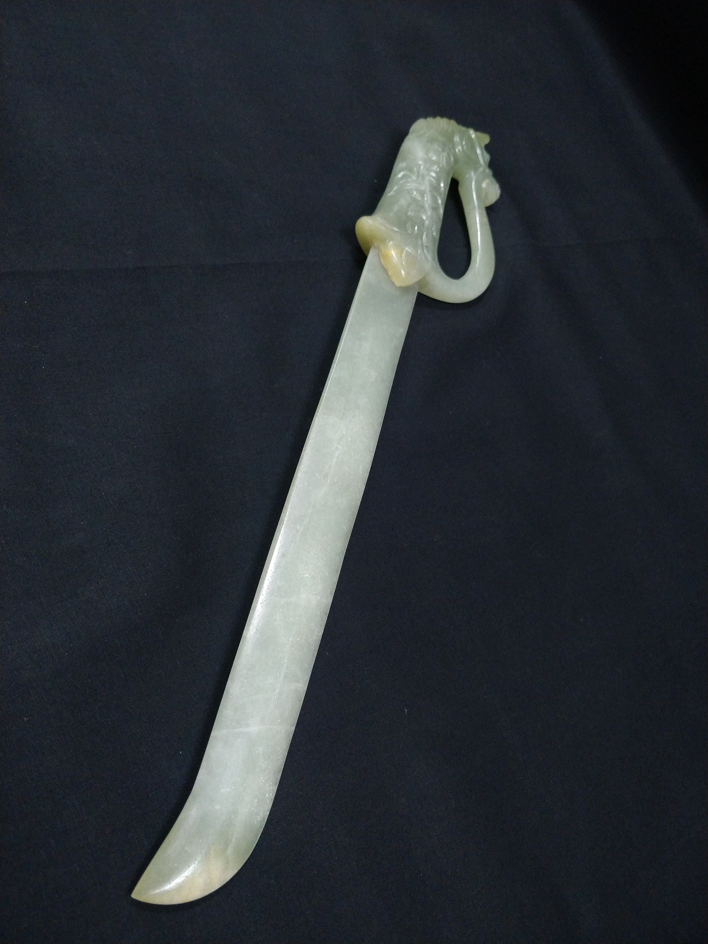 Jade Dagger, Jade Knife, Jade Sword, Green Aventurine Knife, Mughal ...