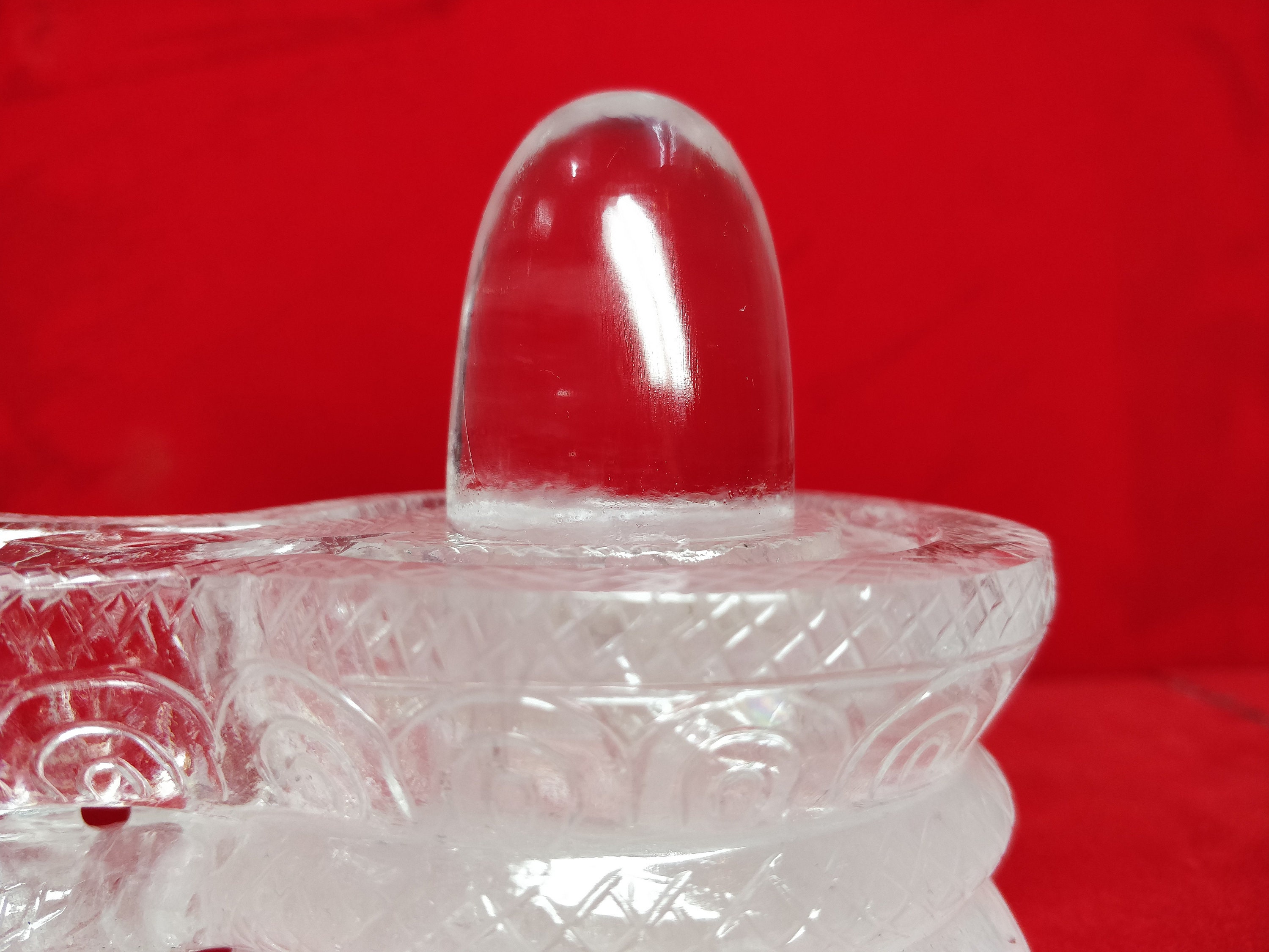 Crystal Shivling, Crystal Shivalingam, Shivling, Clear Quartz Shivling ...