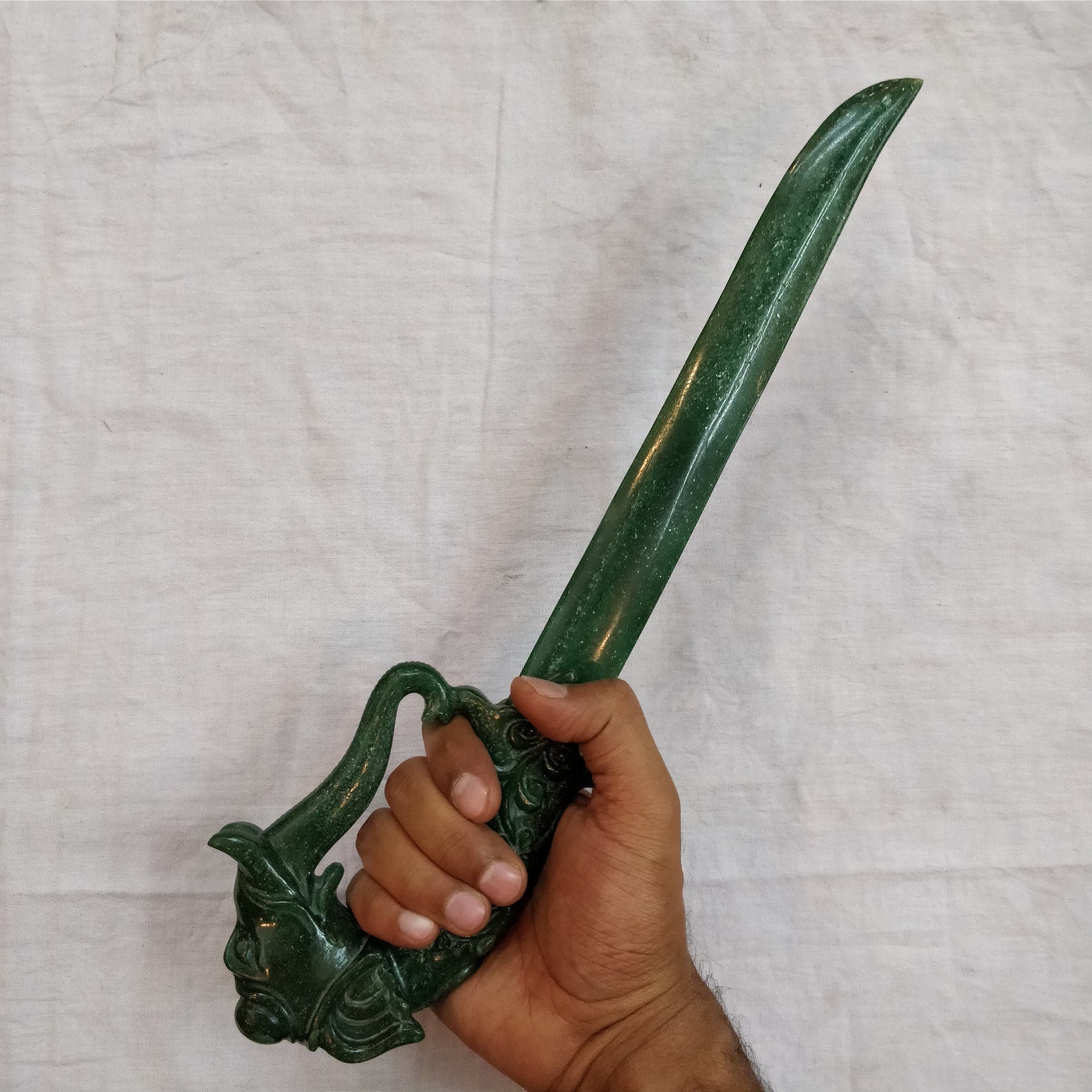 Jade Dagger, Jade Knife, Aventurine Knife, Mughal Style Dagger ...