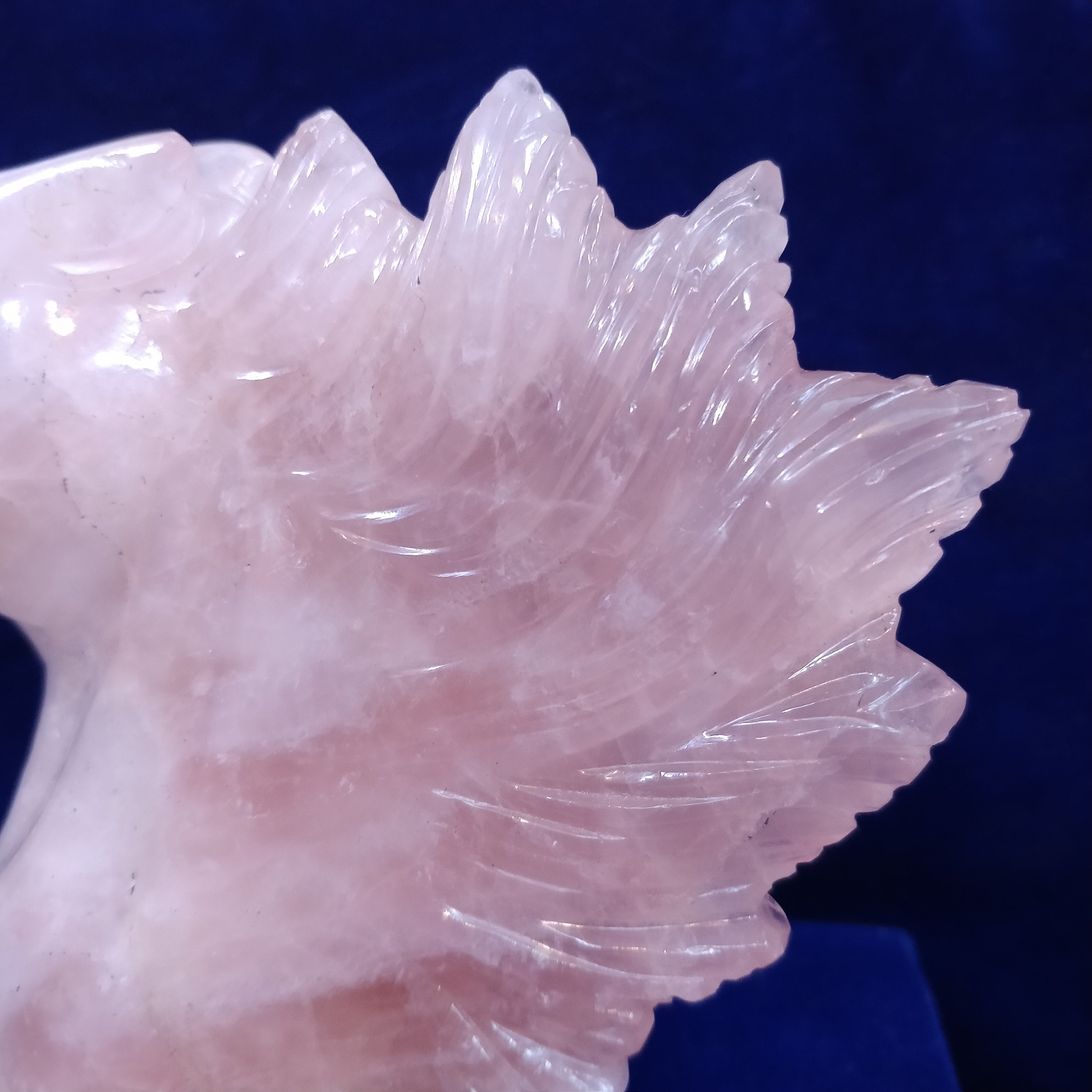 Rose Quartz Horse, Gemstone Horse, Rose Quartz Horse Head, Horse ...