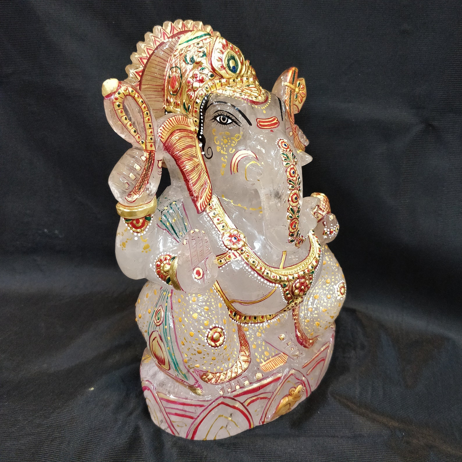 Crystal Quartz Ganesh Crystal Ganesh Natural Crystal - Etsy