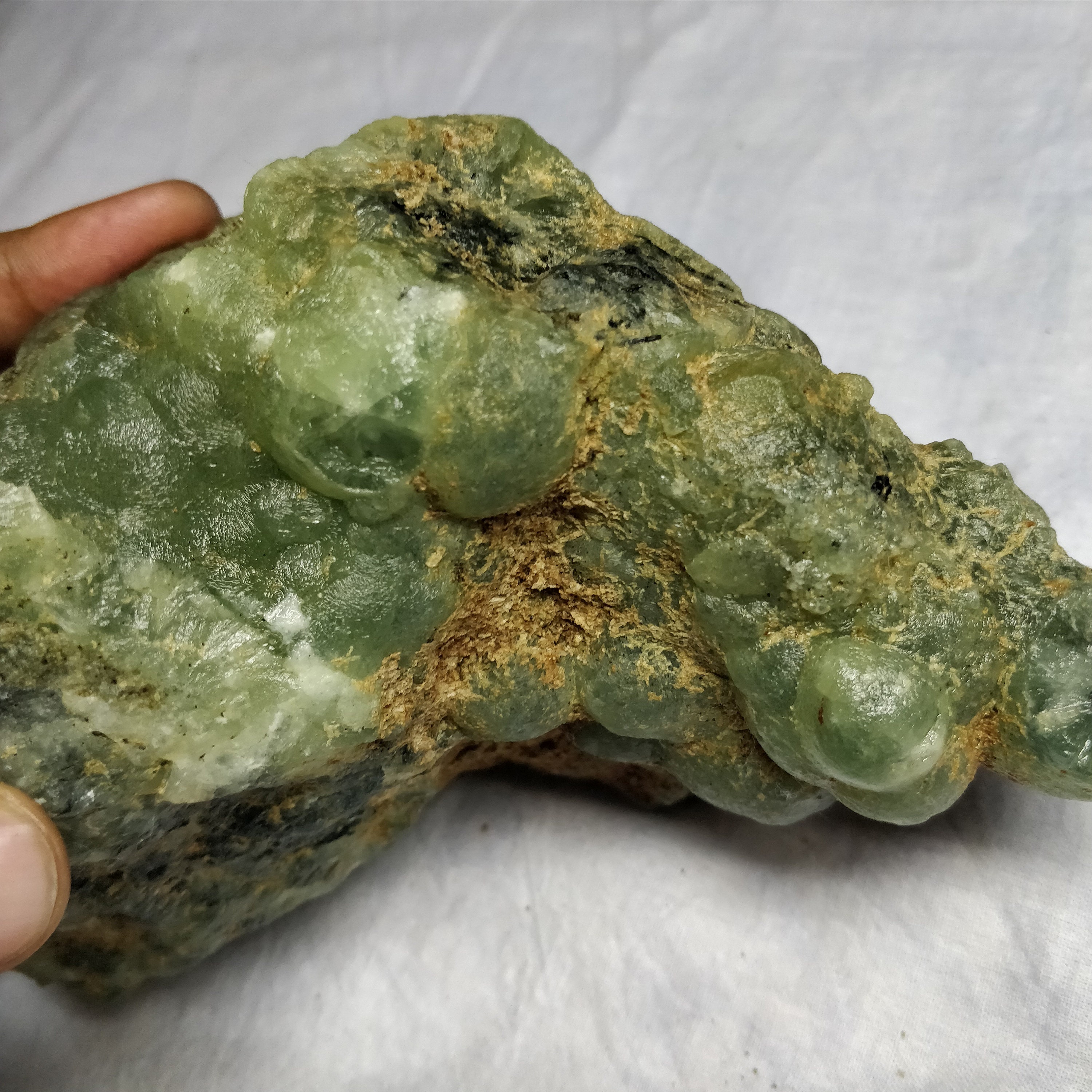 Prehnite crystals prehnite specimen Prehnite rough stone | Etsy