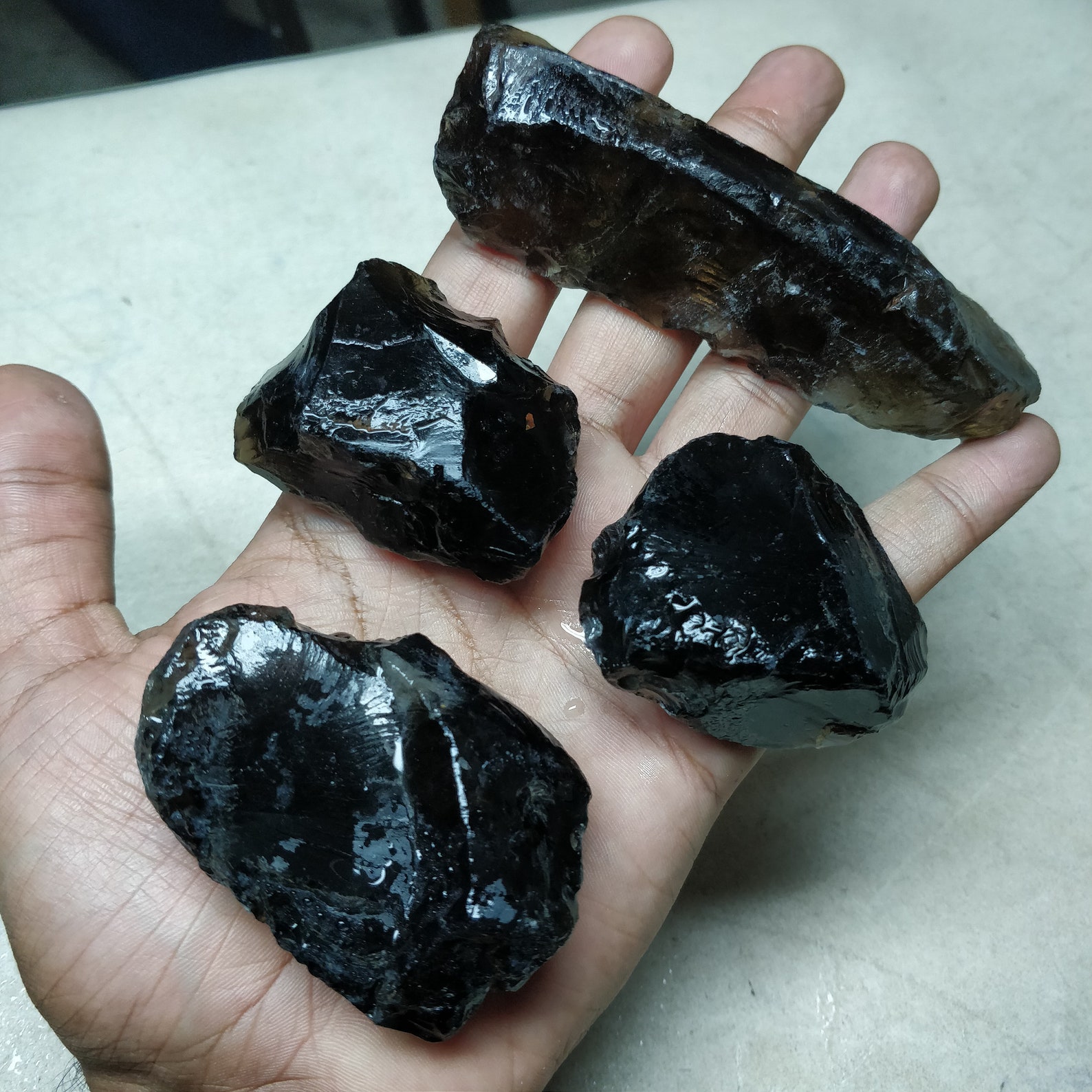 Smoky Crystal Smoky Quartz Gemstone Smoky Quartz Rough Raw - Etsy