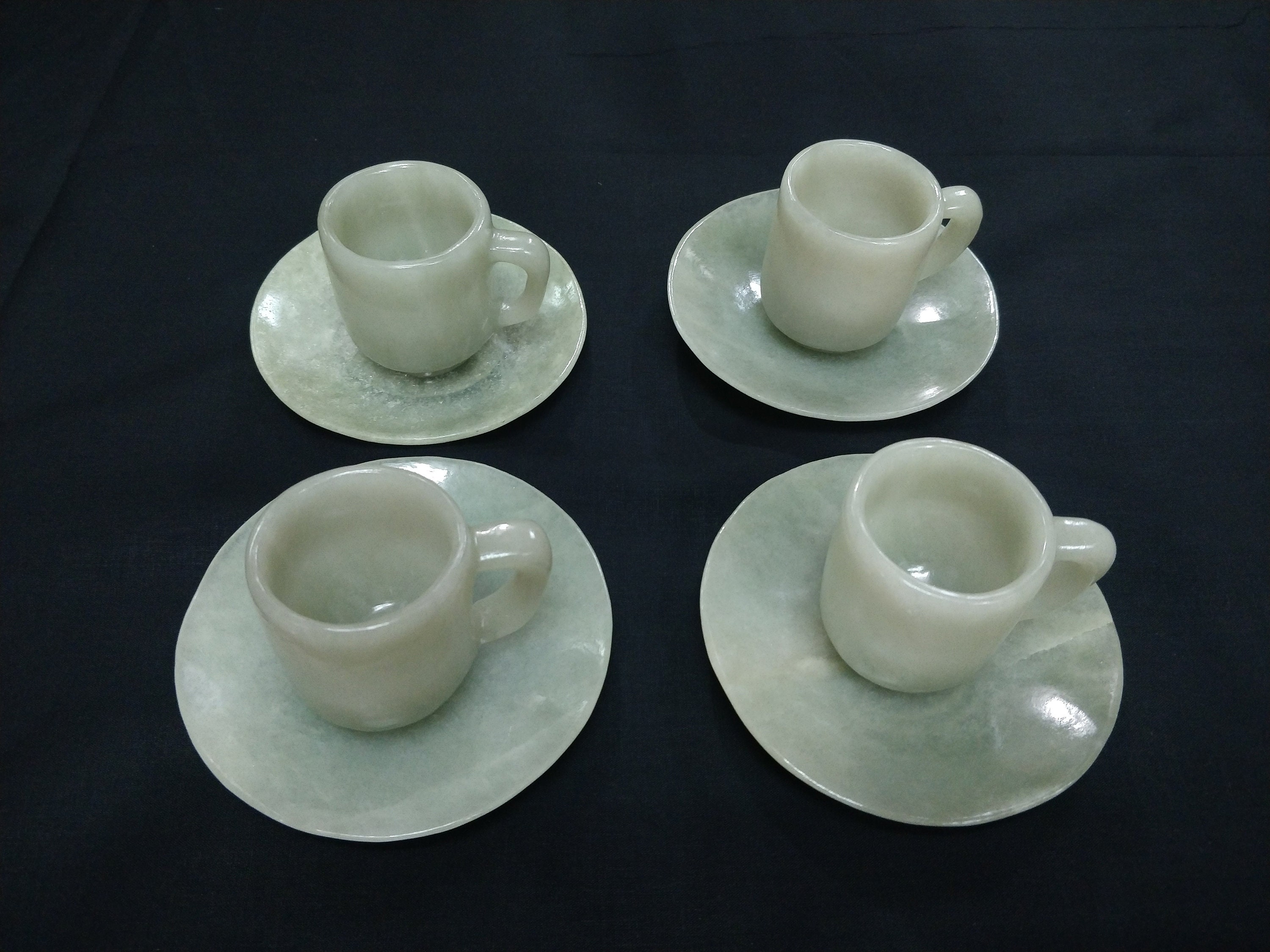 Jade Tea Pot Set, Jade Coffee Set, Jade Kettle, Jade Cups, Jade Mugs ...