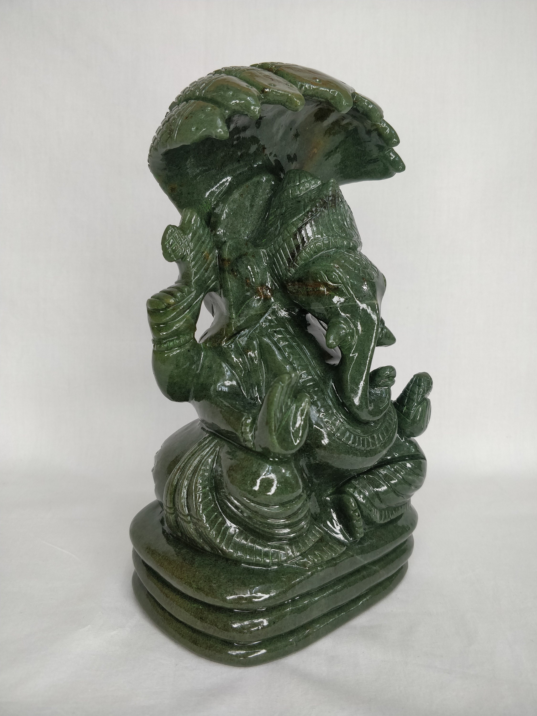 Green Jade Ganesha, Aventurine Ganesha, Gemstone Ganesh, Lord Ganesh ...