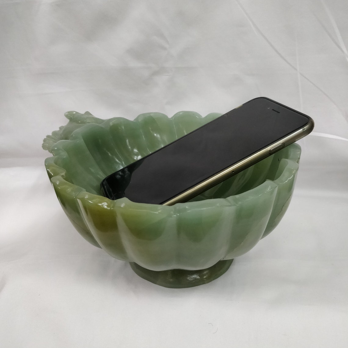Jade Stone Bowl Gemstone Bowl Offering Bowl Crystal Bowl - Etsy