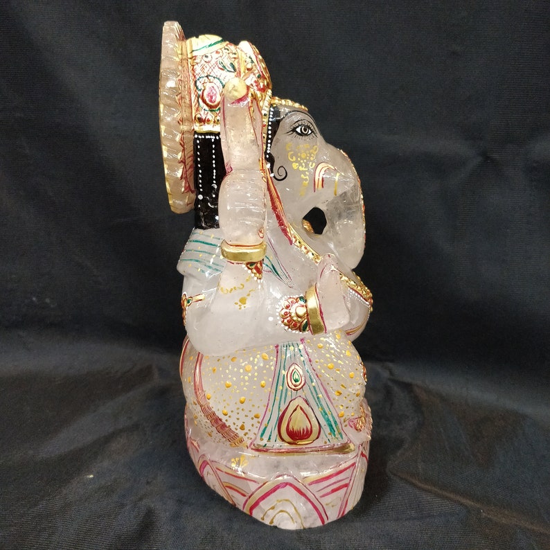 Crystal Quartz Ganesh Crystal Ganesh Natural Crystal - Etsy
